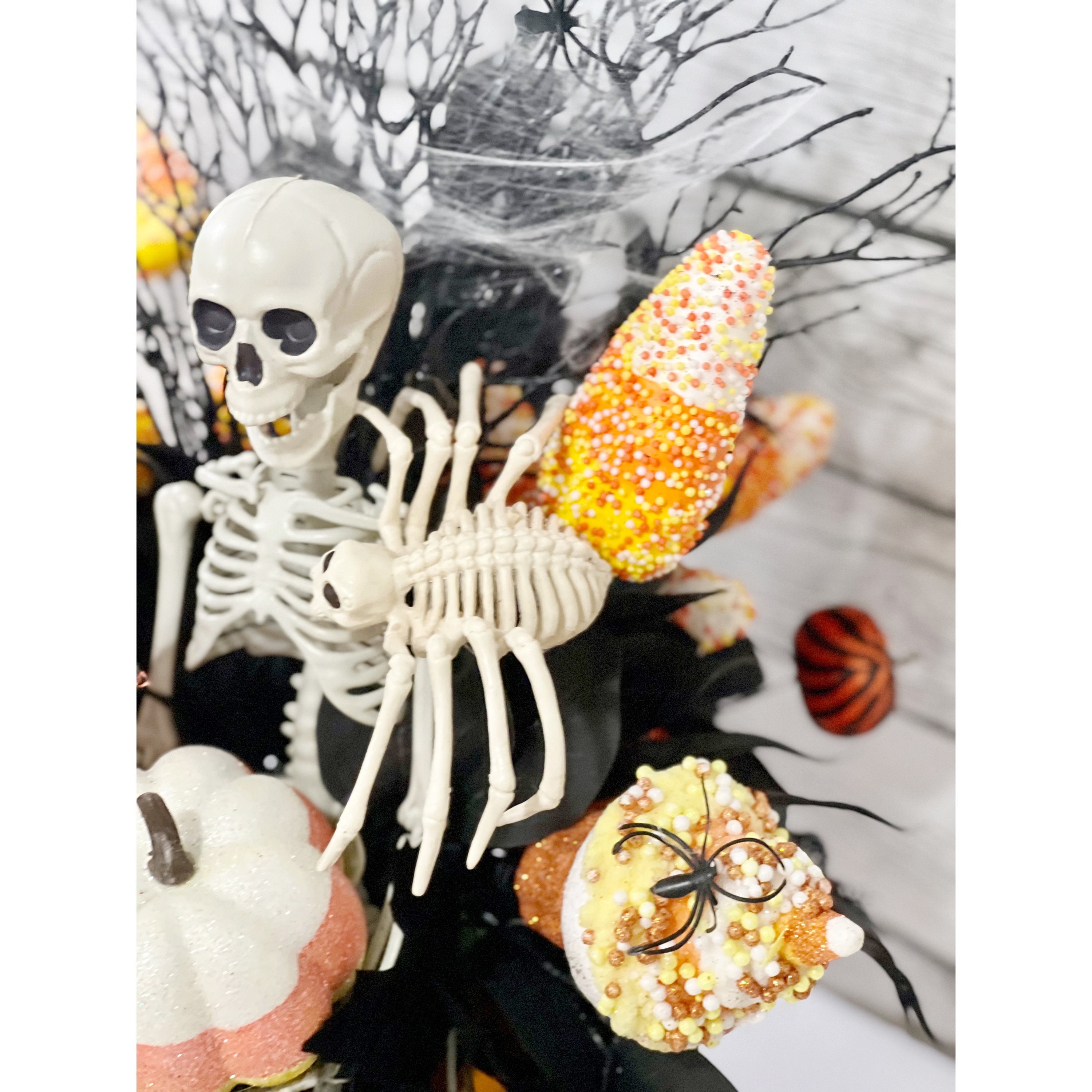 Lighted Jack-o-lantern Pumpkin Centerpiece, Spooky Table Decor ...