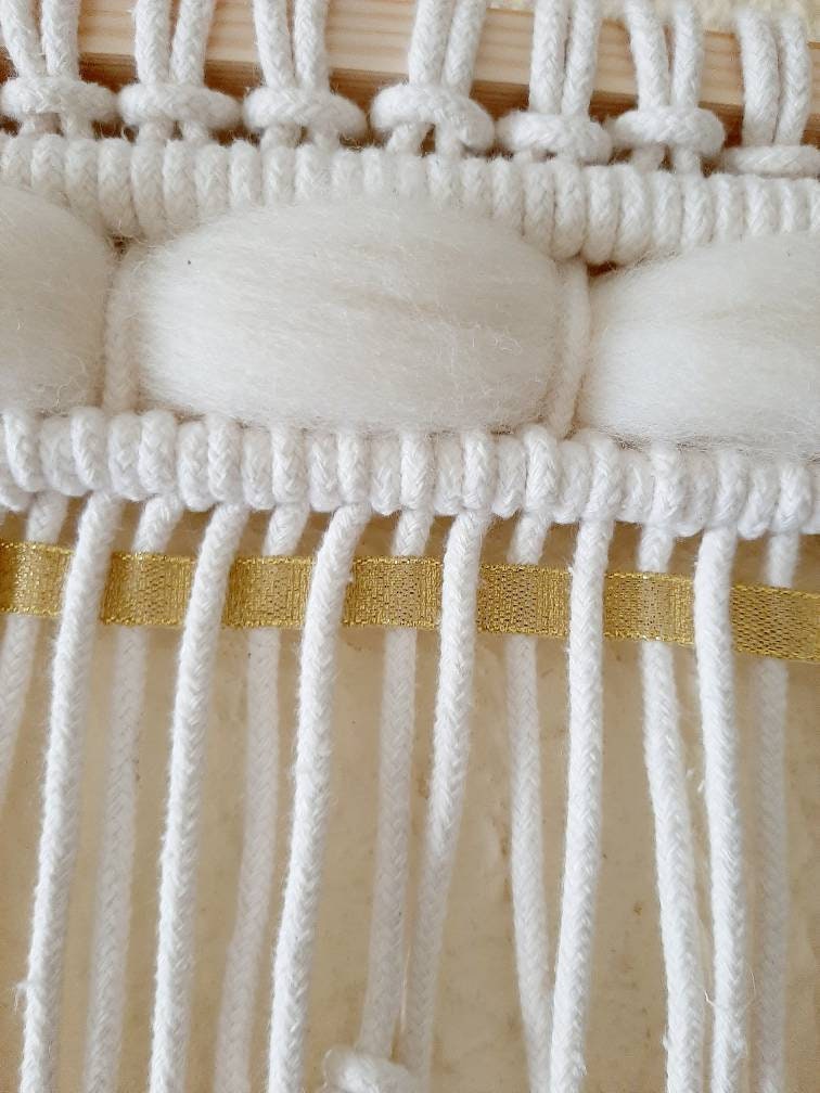 Macrame Wall Art . Wall Art With Fiber Decor Zen Decoration | Etsy