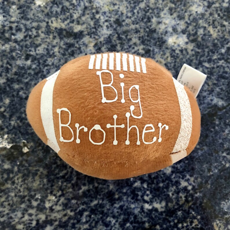 Plush Personalized Child Football, Stuffed Football With Name, Baby ...