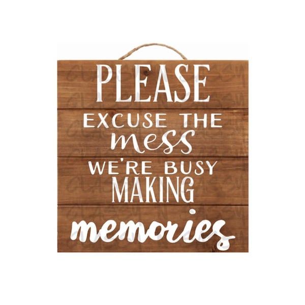 Messy House Sign - Etsy