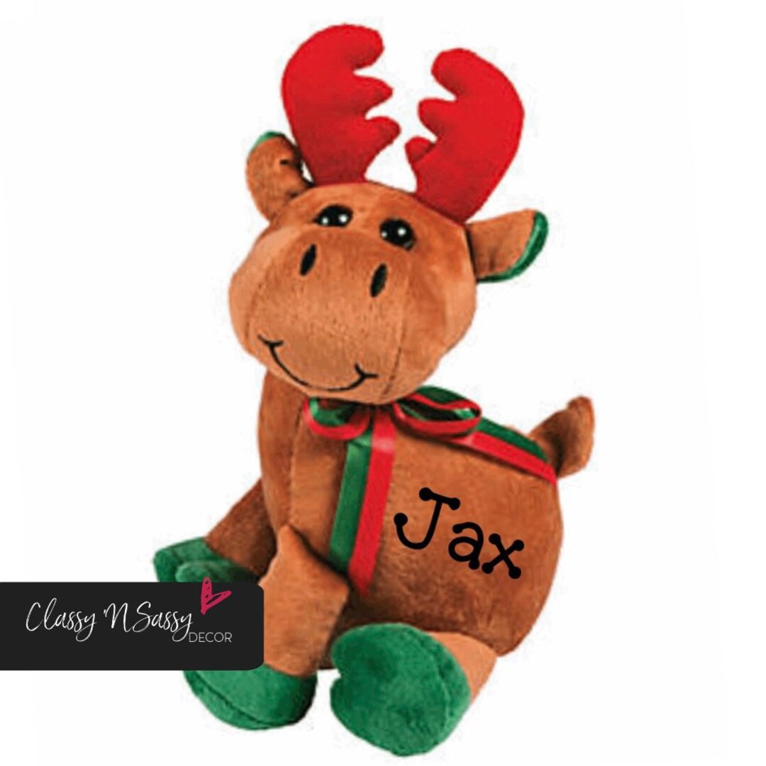 Holiday Reindeer Plush, Stuffed Christmas Reindeer, Xmas Plush Reindeer ...
