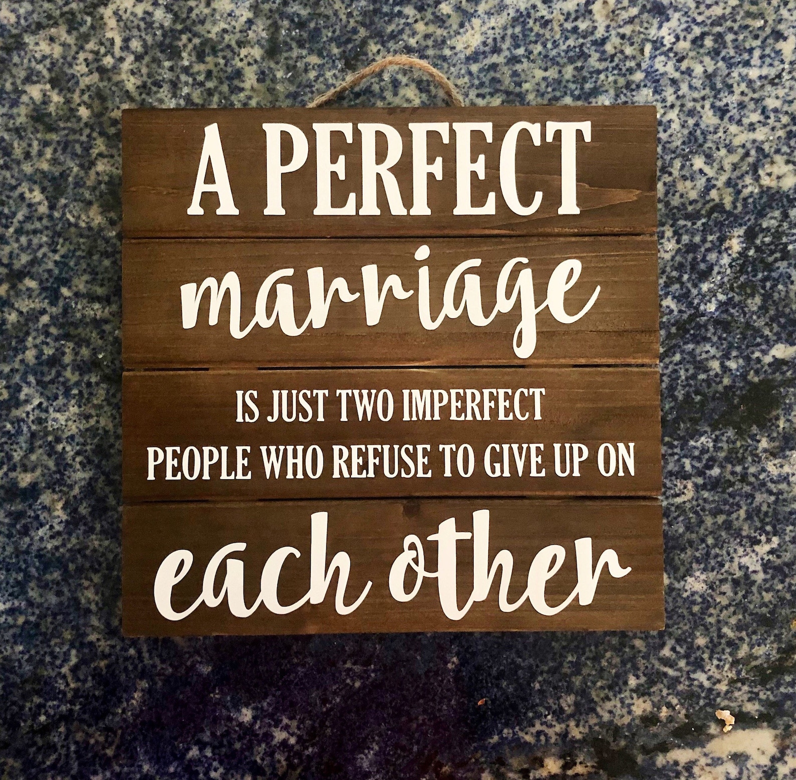 A Perfect Marriage is Just Two Imperfect People Who Refuse to Give up ...