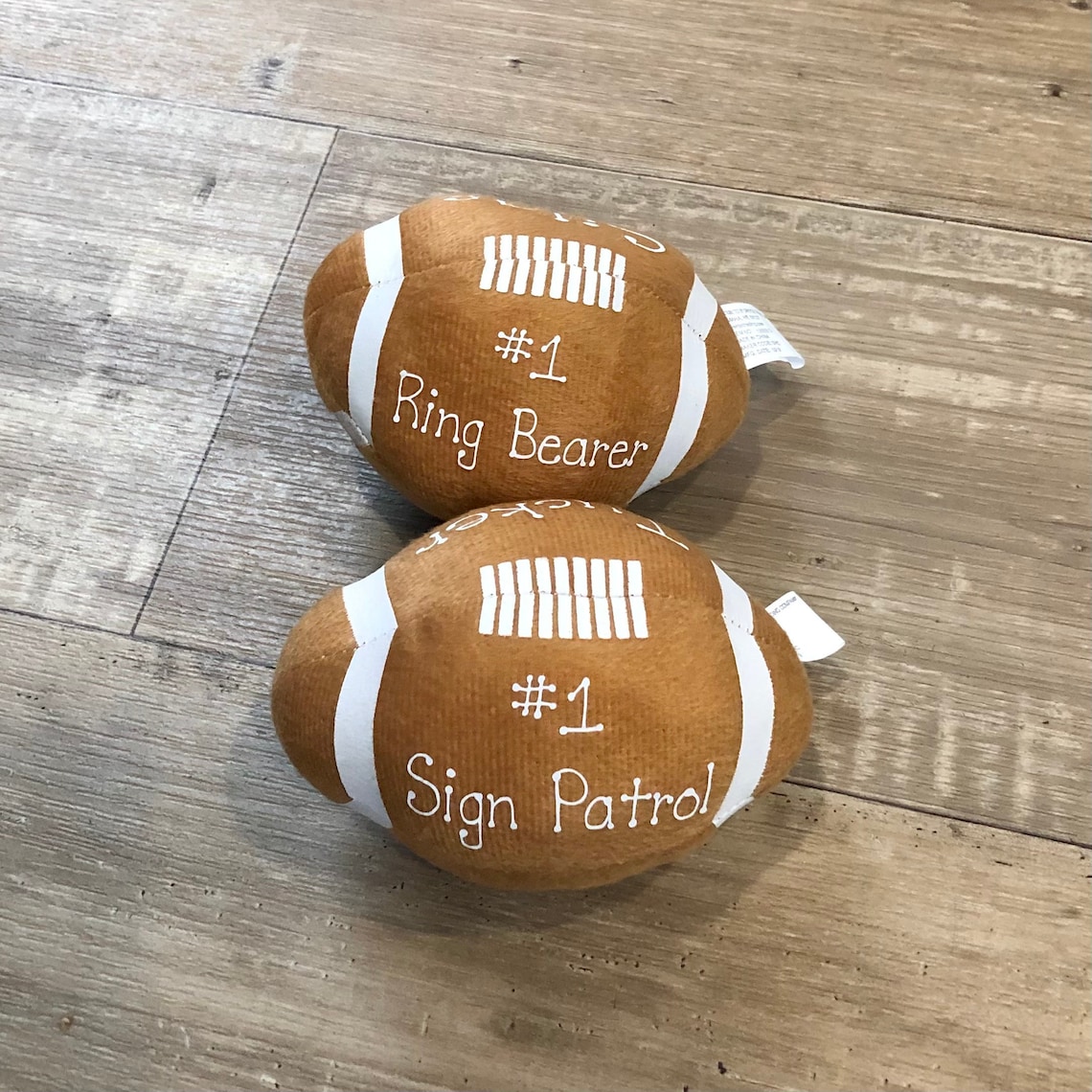 Plush Personalized Child Football Stuffed Football With Name | Etsy