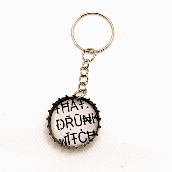 Witch Keychain - Etsy