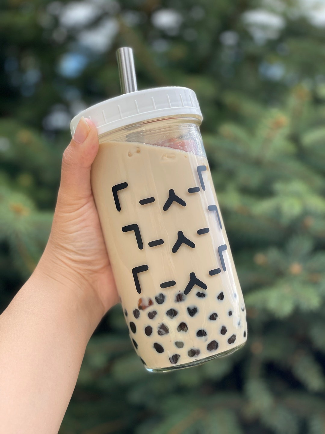 That, That Reusable Bubble Tea Cup | Boba Tea/smoothie Glass Cup With ...