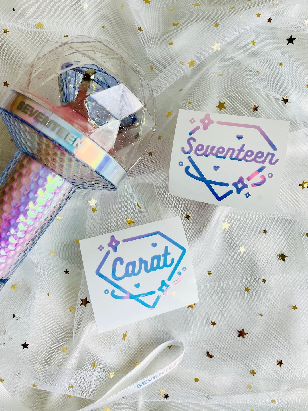 Say the Name Seventeen Sticker Decal | Holographic Vinyl Decal ...