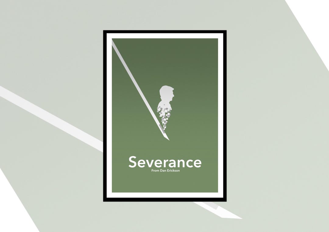 Severance Inspired Minimalist Print | Alternative TV Poster, Sci-fi ...
