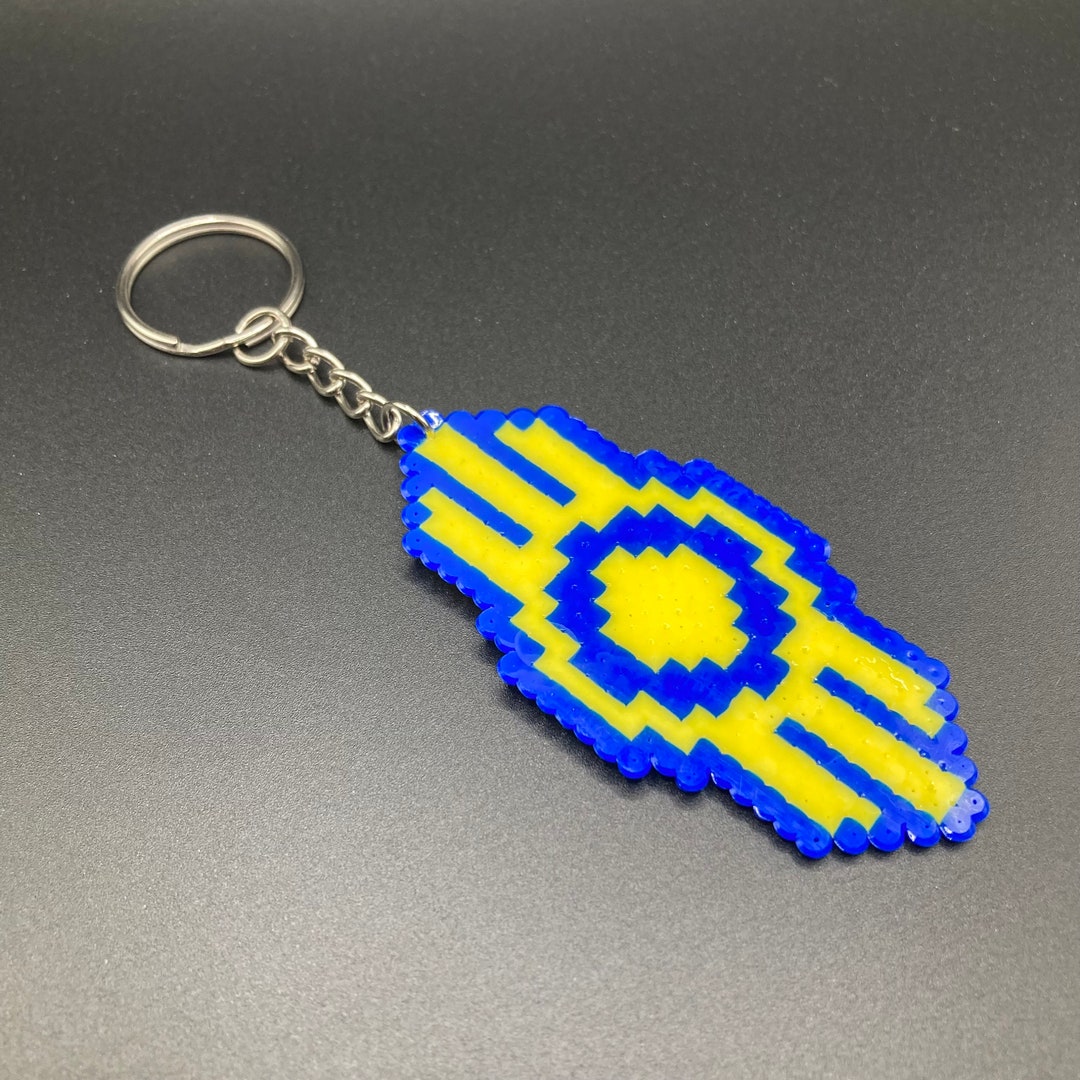 Fallout Vault-tec Icon Pixel Fuse Bead Magnet/key Ring Video Game Gift ...