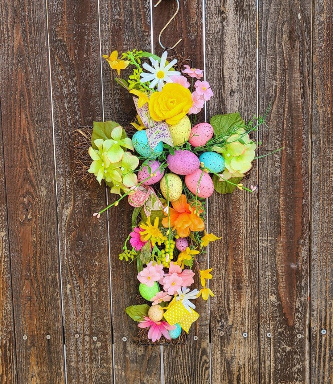 22 Grapevine Spring Easter Cross - Etsy