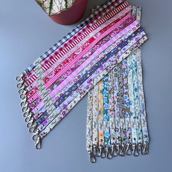 Fabric Lanyard - Etsy