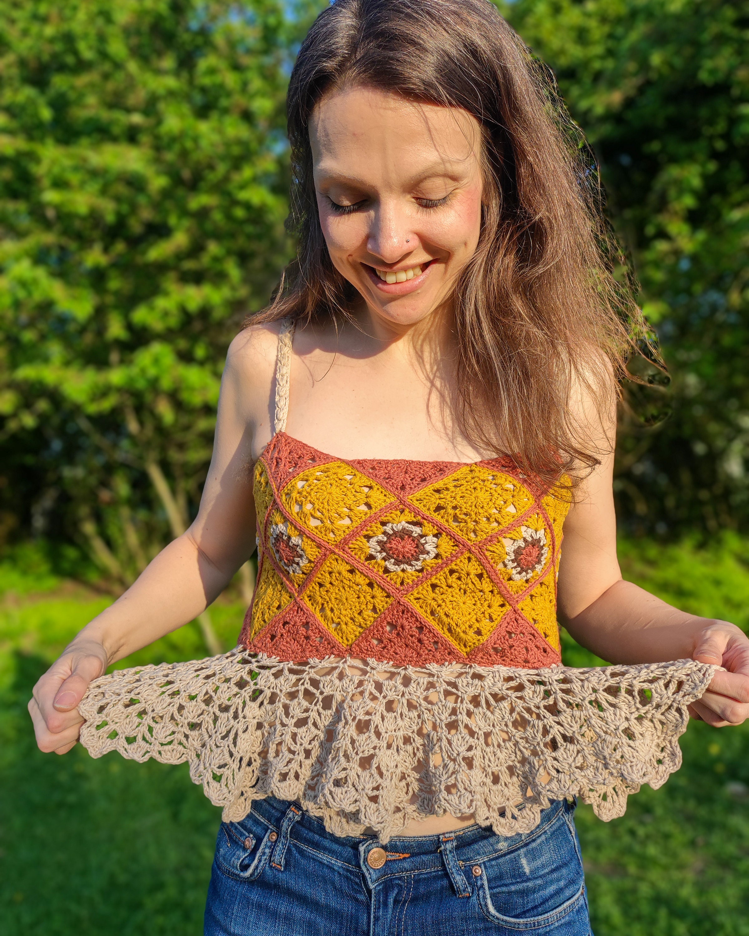 Crochet Pattern Granny Peplum - Etsy