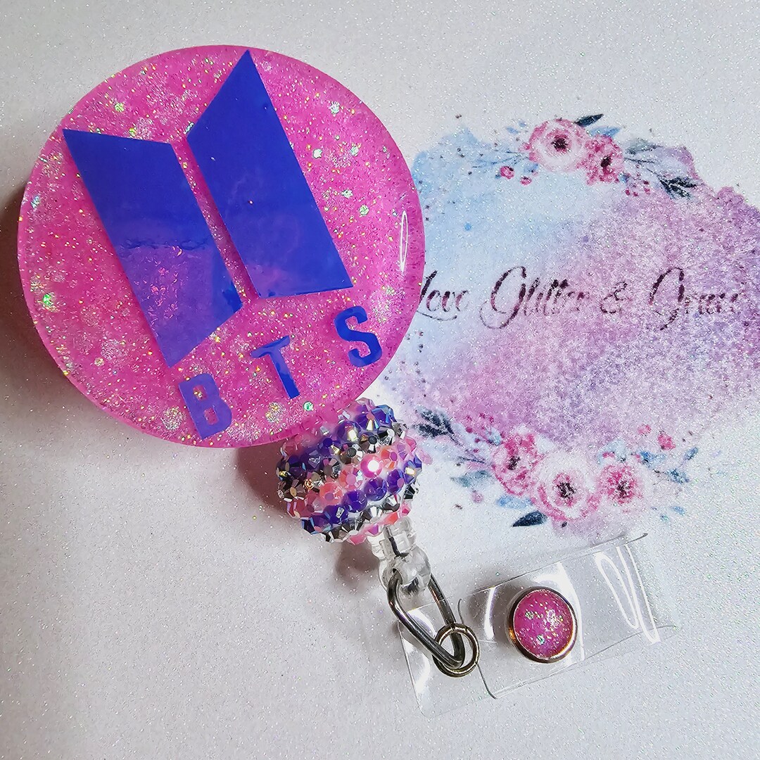 BTS Badge Reel, Nurse, Cna, Pct, Doctor, Healthcare, Rn Badge Holder ...