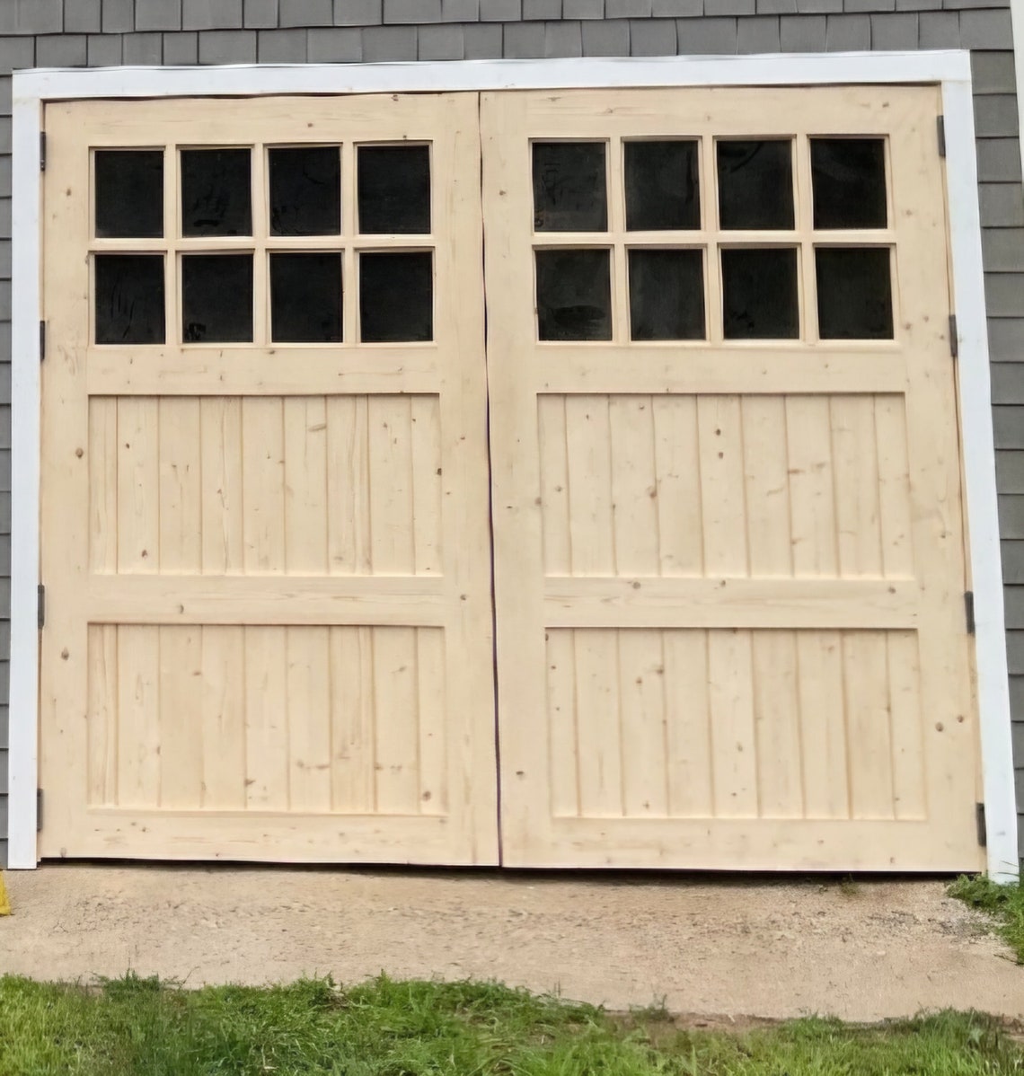 8x7 Charleston Design Swinging Carriage Doors - Etsy