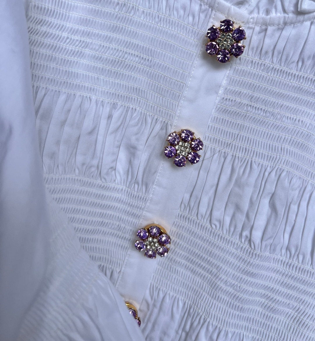 Sparkley Flower Clip-on Button Cover Sets - Perfect Unique Gift - Etsy