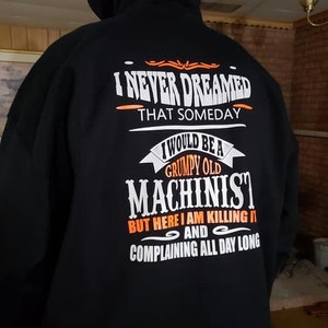 Grumpy Old Machinist CNC Machine Shop Manufacturing Engineering Milling ...