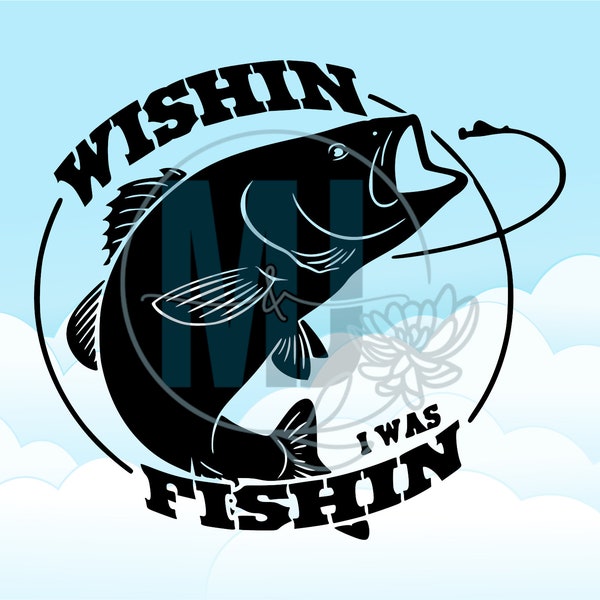 Catching Fish Svg - Etsy