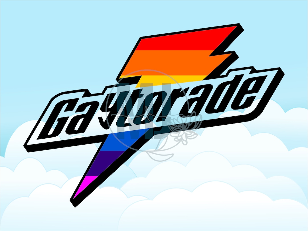 Gaytorade Gatorade Rainbow Artist Bisexual Pride Flag LGBTQ+ June Love ...