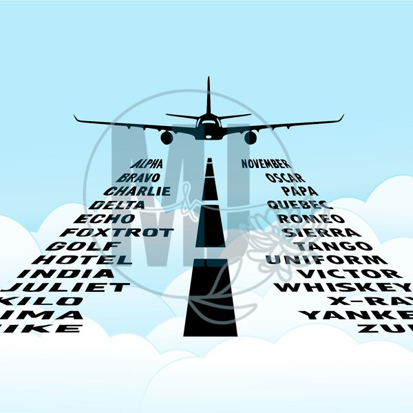 Airplane Alphabet Svg - Etsy