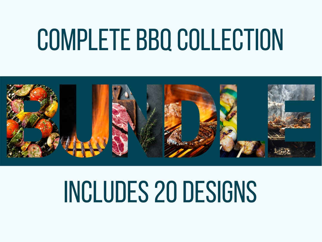 BBQ Bundle Complete Collection 20 Original Designs Digital Download - Etsy