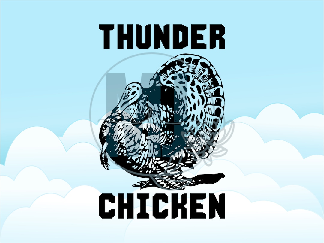 Thunder Chicken SVG Cut File Svg, Dxf, Eps, Jpg, Png **personal Use ...