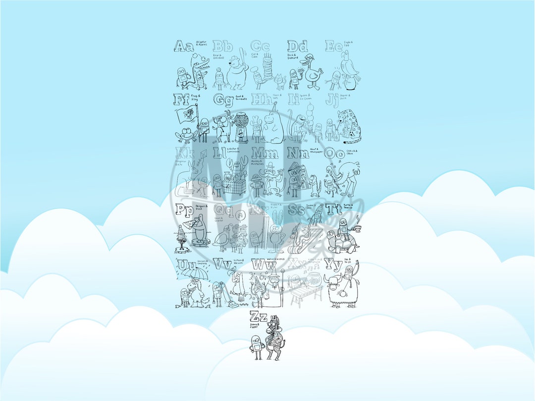 Storybots Story Bots Alphabet Kids Full Letters Learning Svg Png Jpeg ...