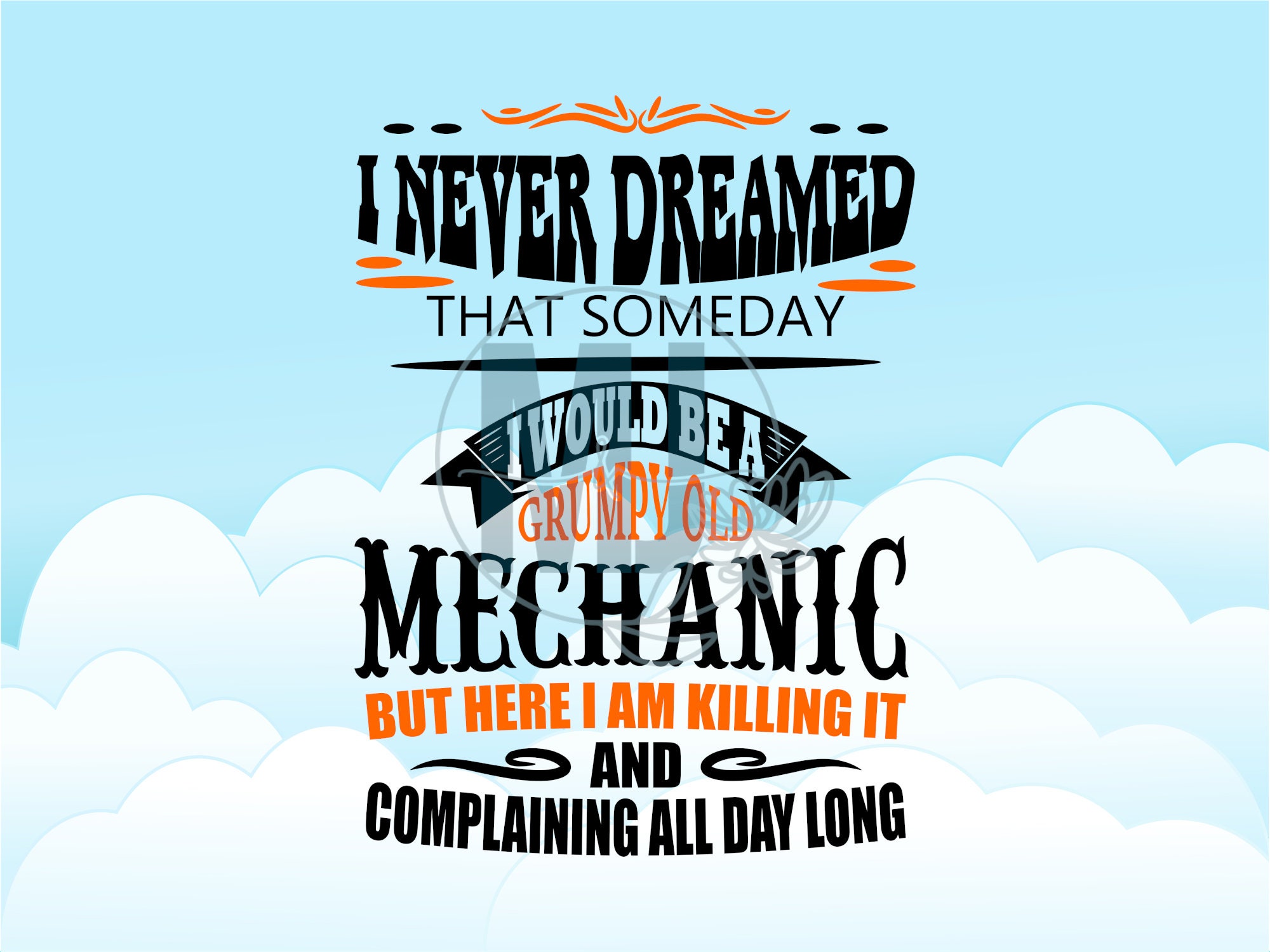 Grumpy Old Mechanic Automotive Cars Engineering Mechanical | Etsy