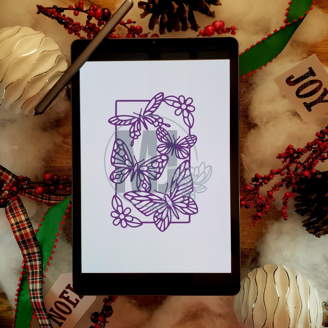Butterfly Window Svg Png Jpeg Dxf Eps Pdf Digital Stamp and Download ...
