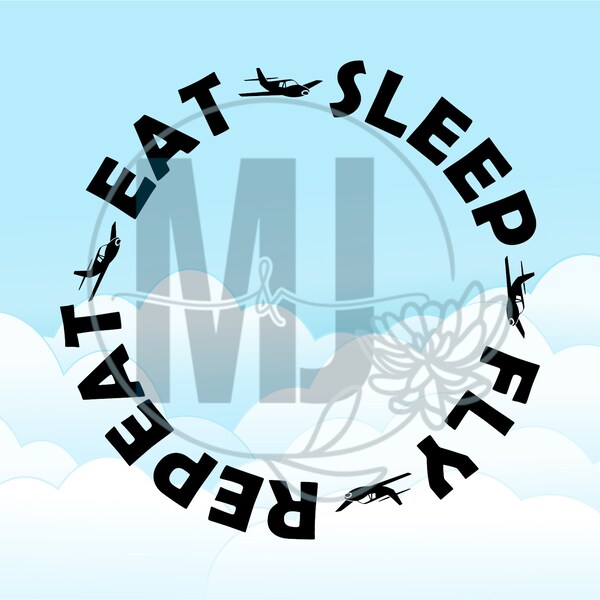 Eat Sleep Fly - Etsy