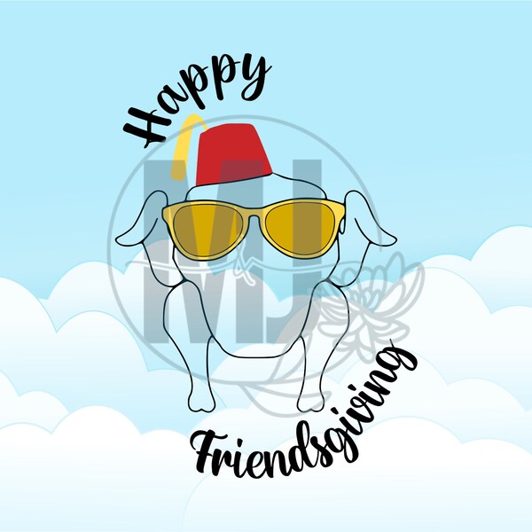 Friends Turkey Svg - Etsy