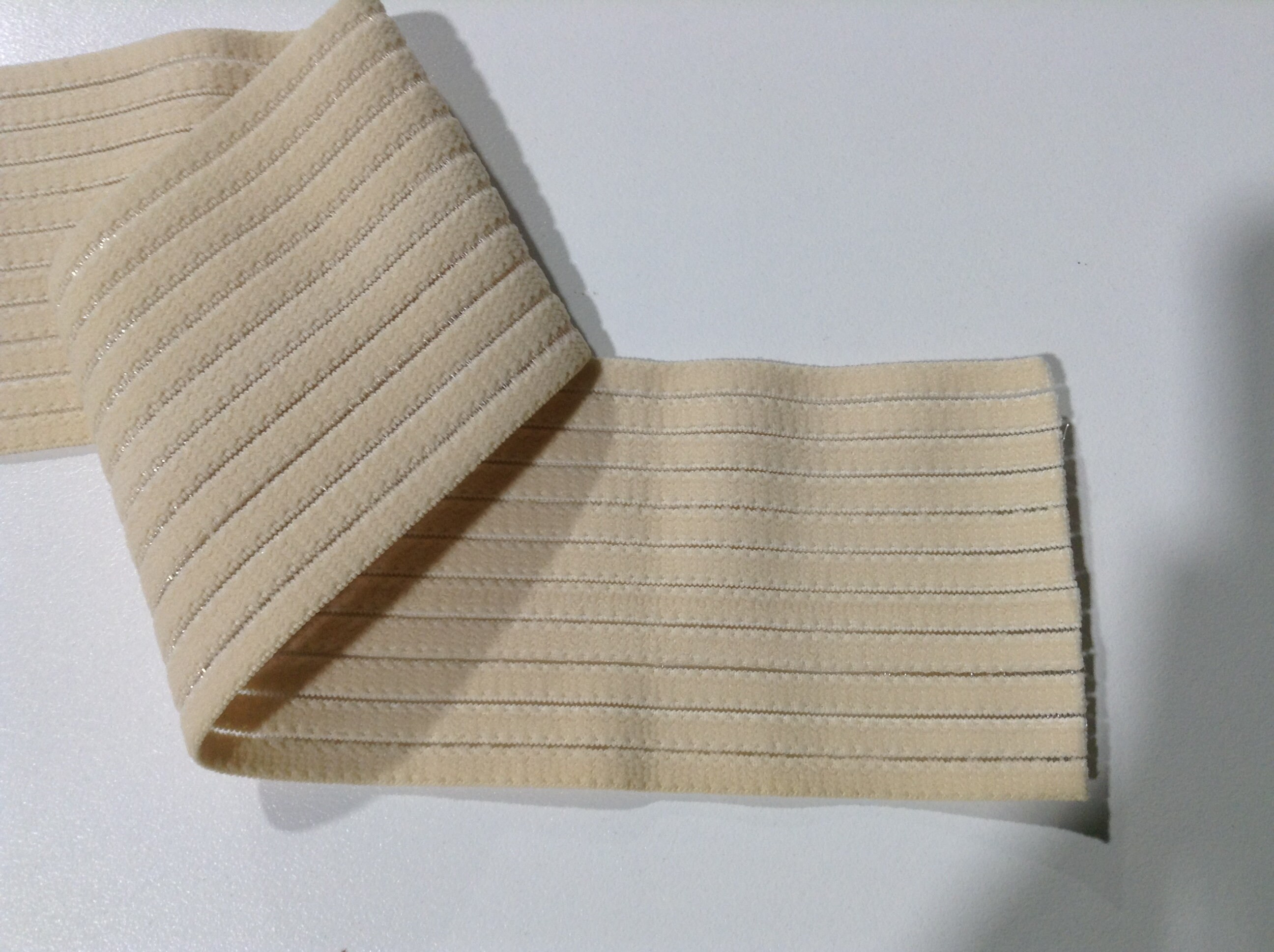 3" Wide Monofilament Elastic - Skin-tone 81mm Wide - White 79mm Wide ...