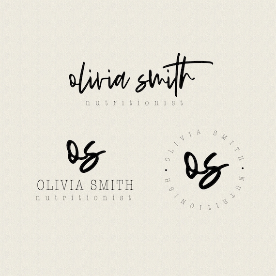 Nutritionist Logo Custom Logo Personal Logo Branding - Etsy