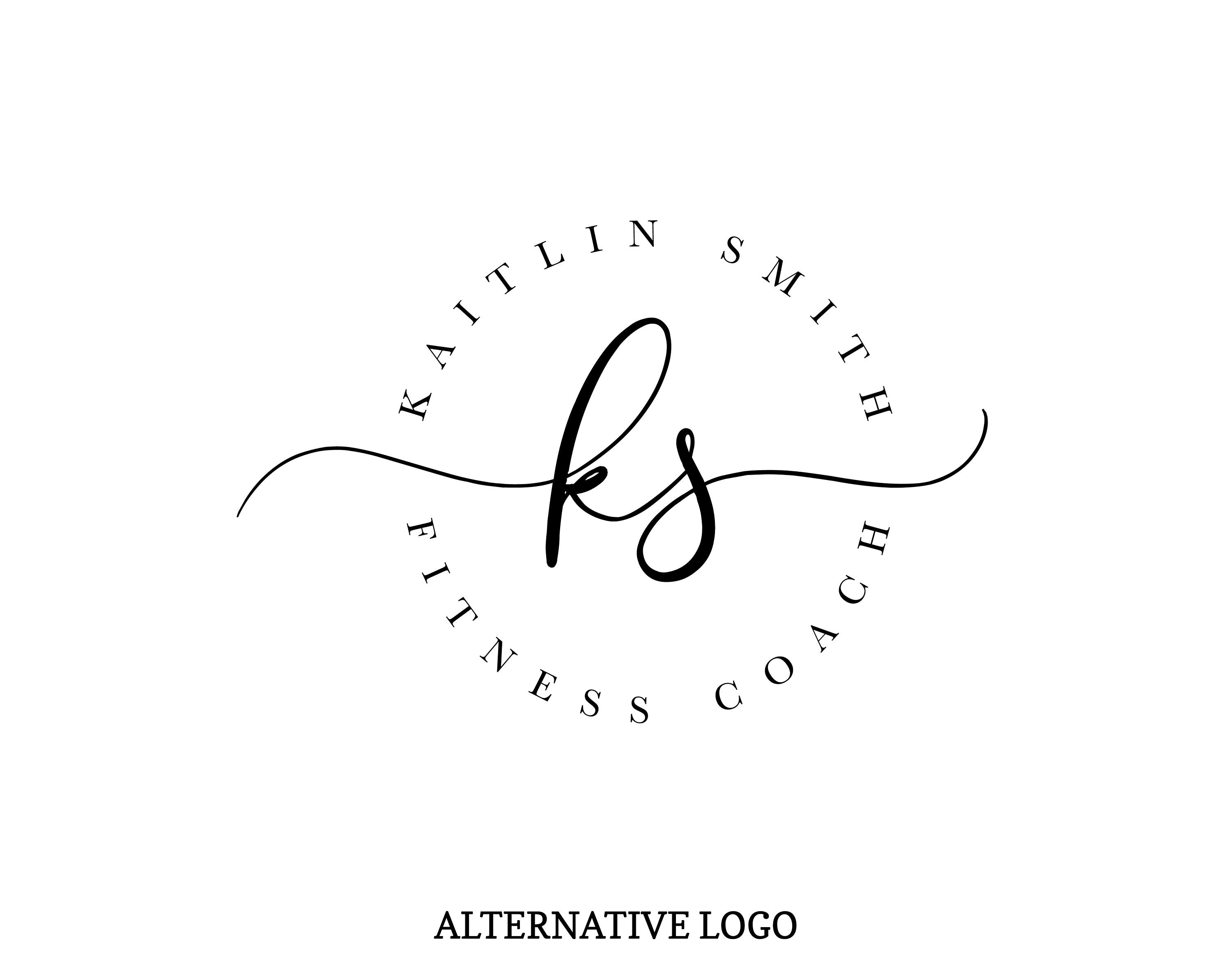Premade Logo Design, Signature Logo, Fitness Coach, Coach, Personal ...
