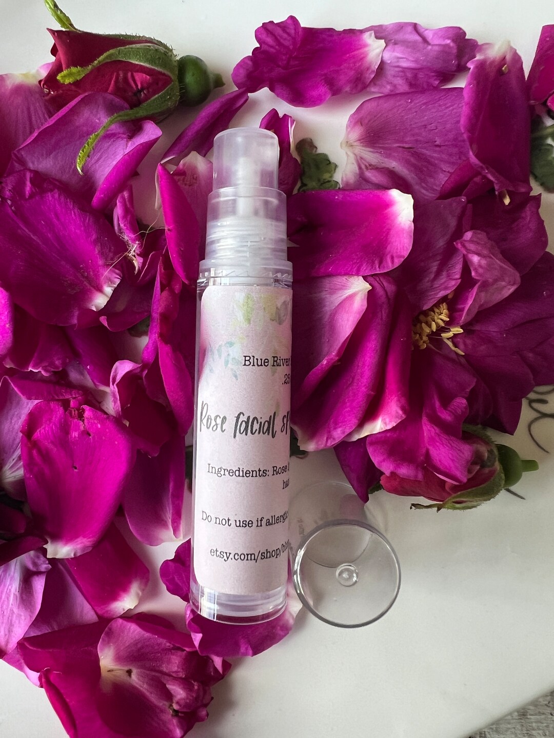 Cooling Rose Facial Spray, Body Spray, Hot Flash Spray, Menopause ...