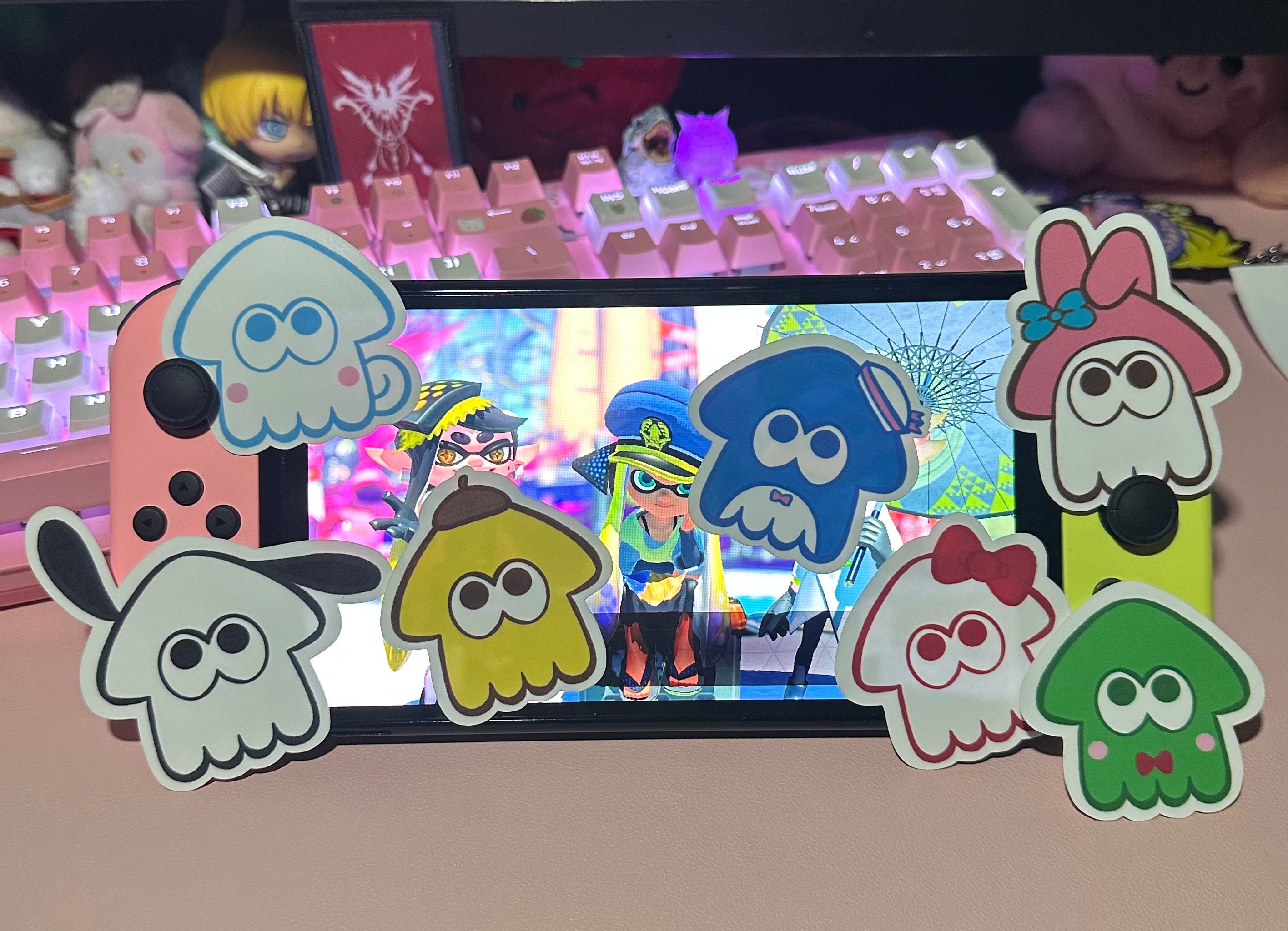 Sanrio Splatoon Stickers - Etsy