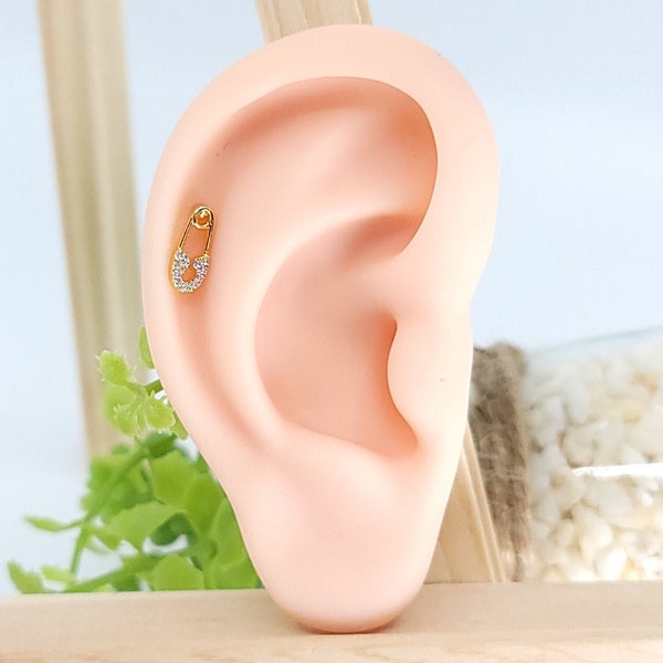 Safety Pin Piercing - Etsy