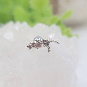 Detailed Dinosaur Cartilage Piercing/ Various Post Bar Externally ...