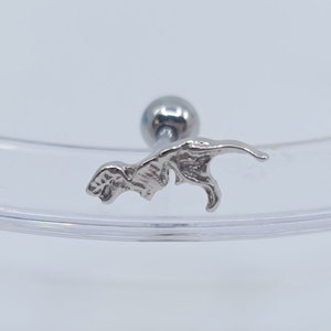 Detailed Dinosaur Cartilage Piercing/ Various Post Bar Externally ...