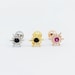 16 Gauge Sun Cartilage Piercing With CZ in Center/top Design Size: 5mm ...