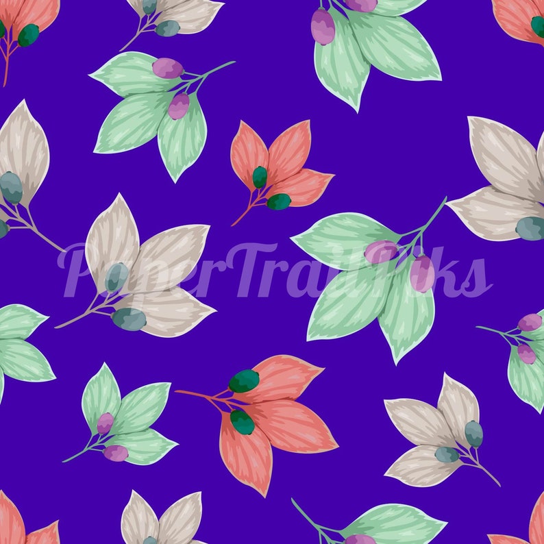 Leaves Digital Seamless, Papers Leaf Design, Digital Downloads Leaves ...