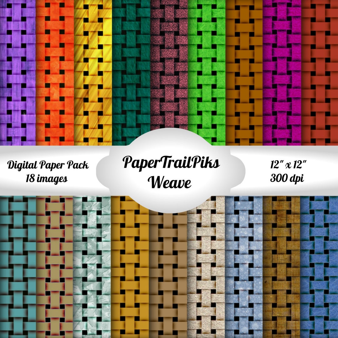 Weave Digital Paper Downloads Pattern Stationary Backgrounds Printable ...
