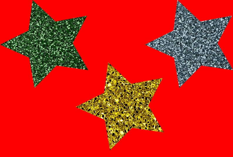 Glitter Stars Digital Cliparts Downloads, Sparkle Stars PNG Clipart ...