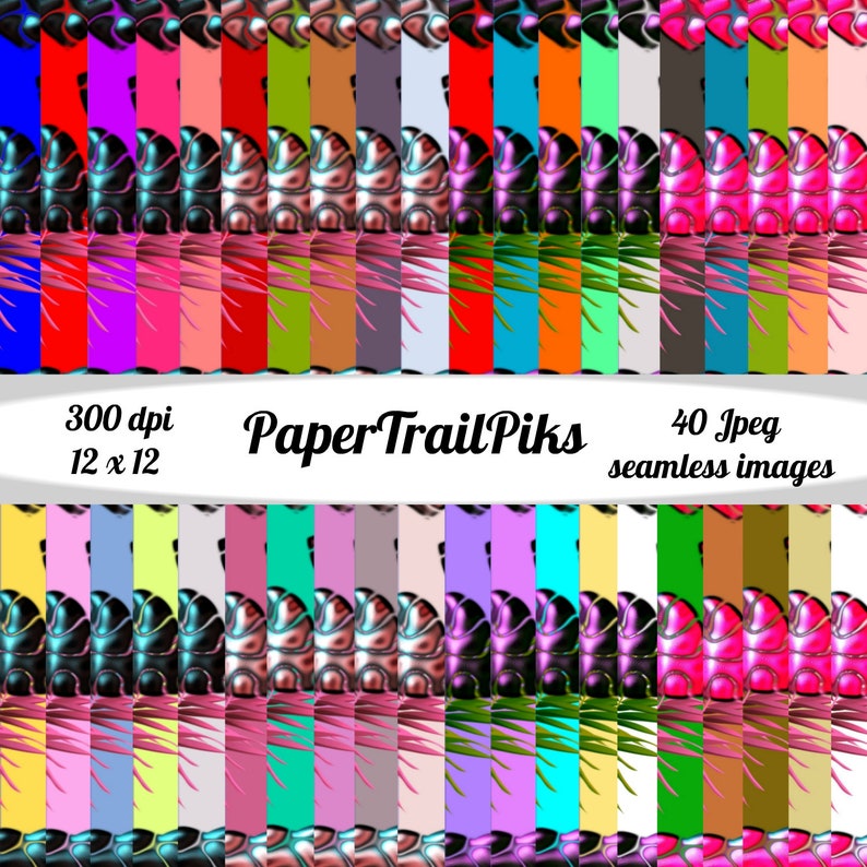 Hearts Leaves Seamless Digital Download Wallpaper Backgrounds Textured Hearts and Leaves ...