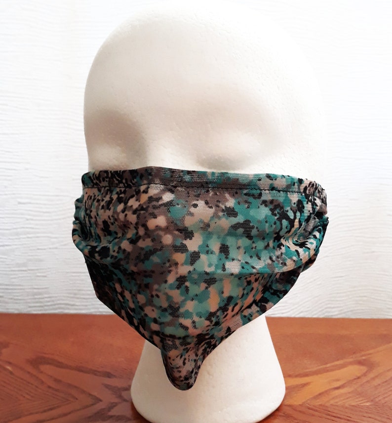 Net Face Masks Mesh Face Masks Breathable See-through Sheer | Etsy