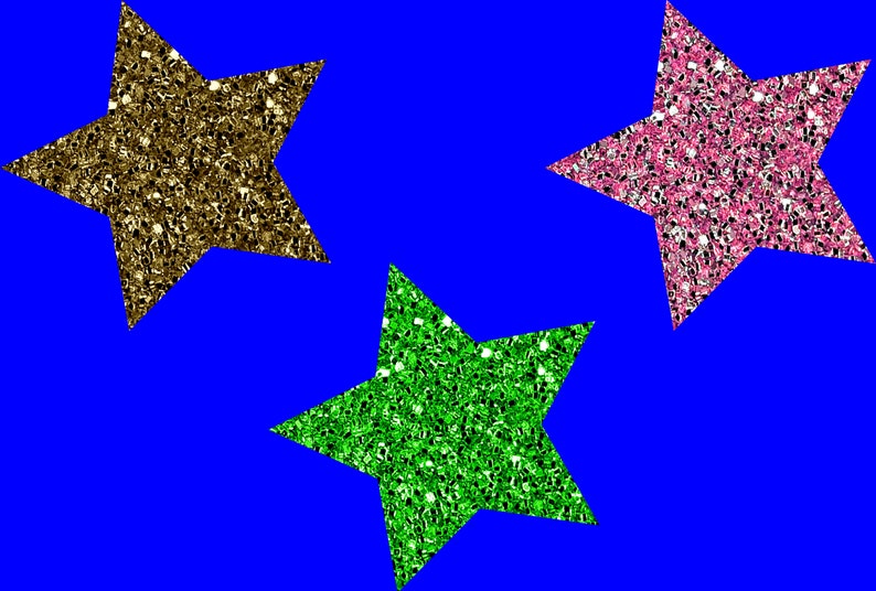 Glitter Stars Digital Cliparts Downloads, Sparkle Stars PNG Clipart ...