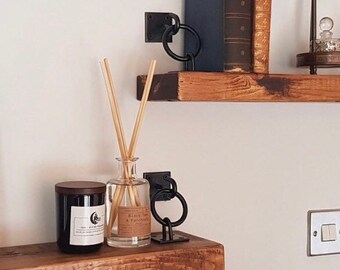 Set of 2 Unique Industrial Chain Shelving Brackets Various - Etsy