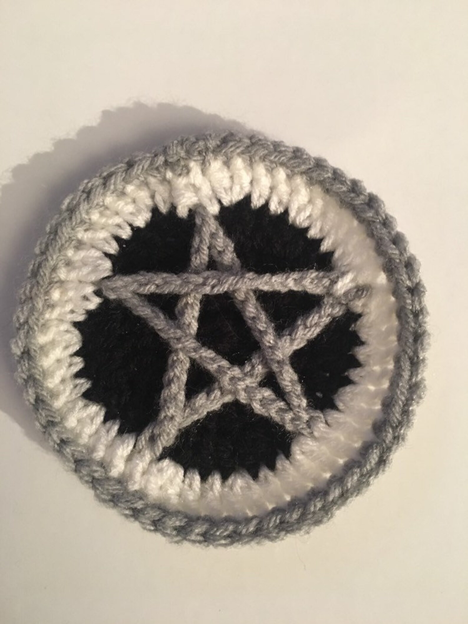 Pentacle Crochet Altar Tile | Etsy