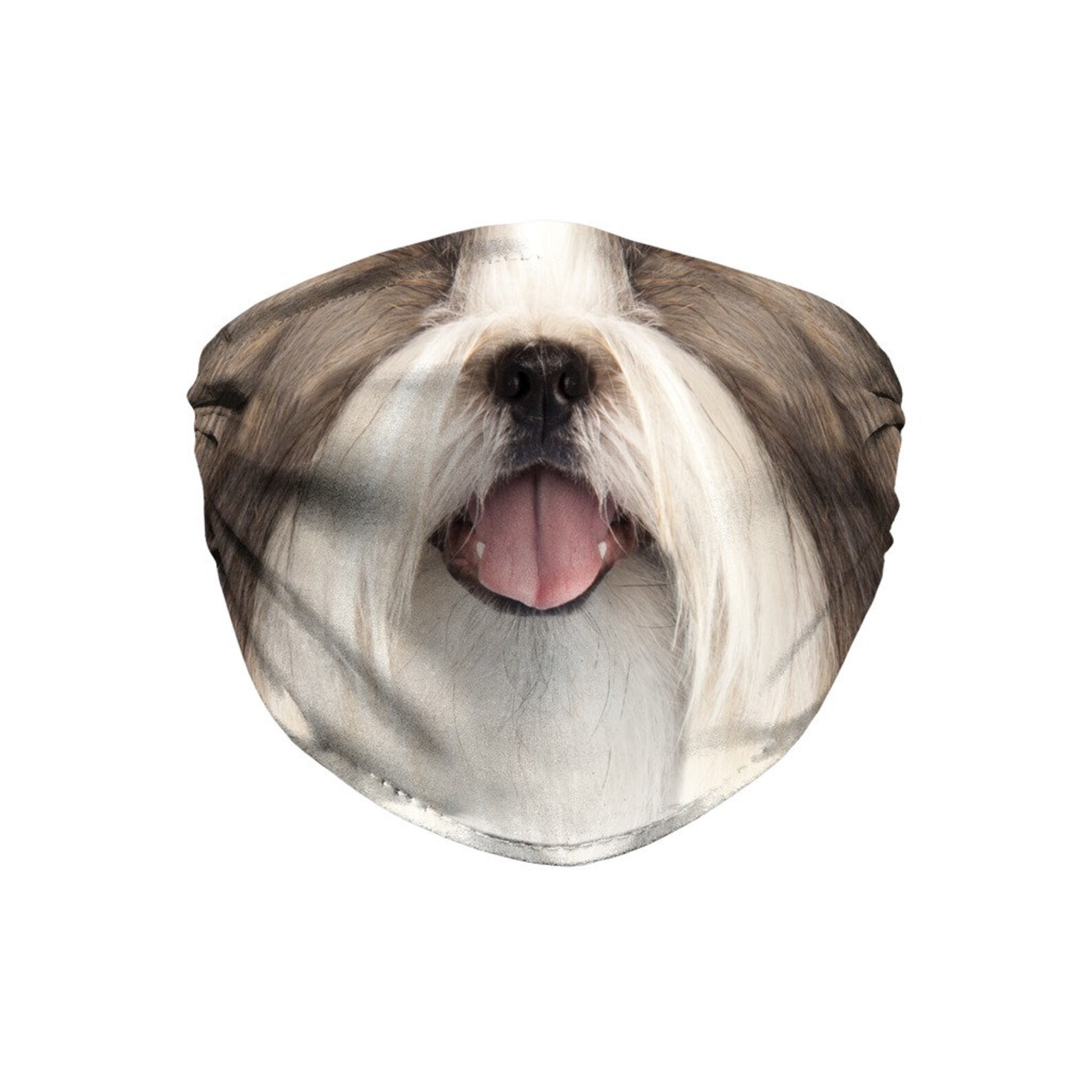 Shih Tzu Dog Mouth Face Mask With Filter Pocket Self Adhesive | Etsy