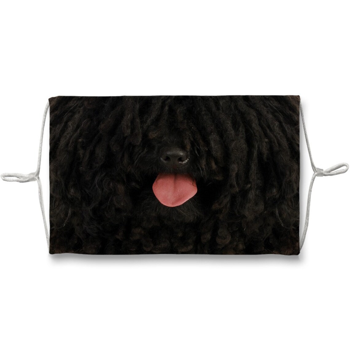 Puli Dog Mouth Face Mask With Filter Pocket Self Adhesive Nose | Etsy