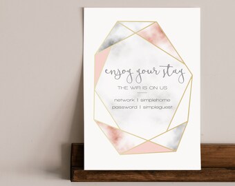 Enjoy Your Stay Sign | Etsy