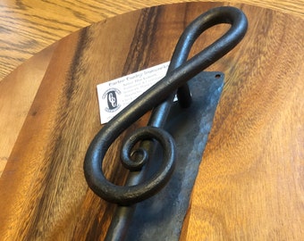 Hand Forged Music Themed Door Pulls Gate Pull Blacksmith Made Ohio Made ...